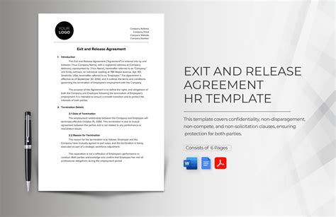 Free Release Agreement Templates Editable And Printable