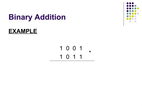 Binary Arithmetic Ppt
