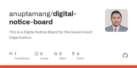 Github Anuptamang Digital Notice Board This Is A Digital Notice Board For The Government