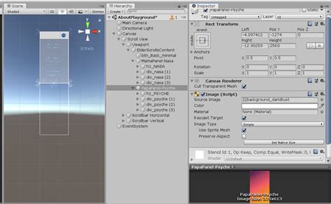 Why Is Everything In My Scroll View Viewport Transparent Questions Answers Unity Discussions