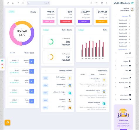 Very Unique Style Boxed Light Bootstrap 5 Admin Dashboard Of Webkitx