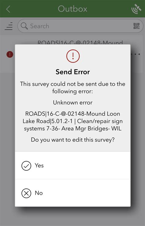 unknown error preventing survey submission esri community