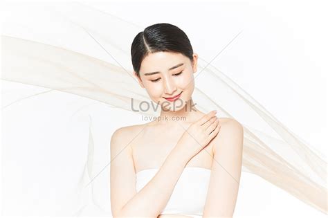 여성 스킨 케어 사진 무료 다운로드 Lovepik