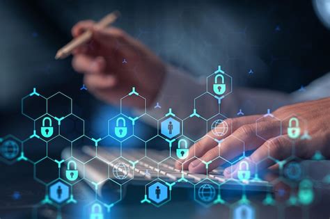 Premium Photo A Programmer Is Typing A Code On Computer To Protect A Cyber Security From