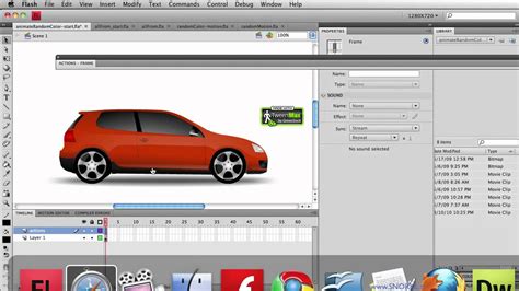 How To Tween The Color Of A Movie Clip Using Tweenmax Or Tweenlite Youtube