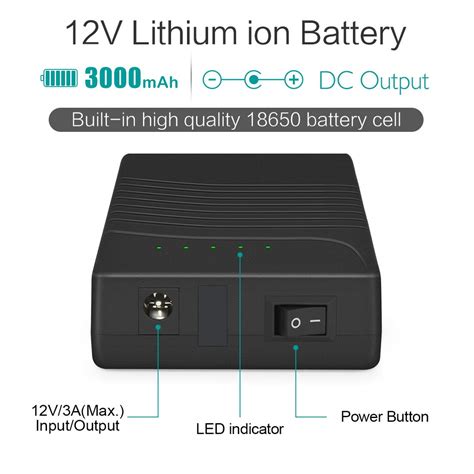 Talentcell Rechargeable 12v Dc Output Lithium Ion