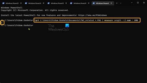 How To Get Folder Size Using Powershell In Windows 1110