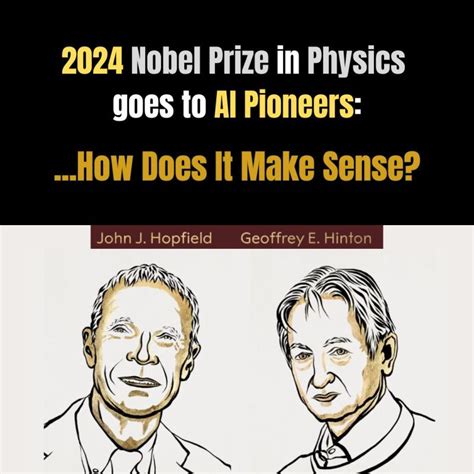 Nobelprize Physics Machinelearning Artificialintelligence Ai Neuralnetworks