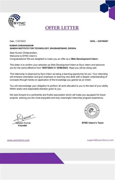 kumar chidanandam on linkedin syncinterns naveenkumar syncintern