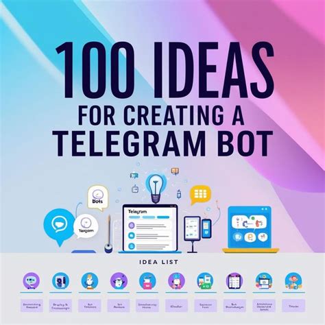 100 Unique Ideas For Creating Telegram Bots That Will Be Relevant In