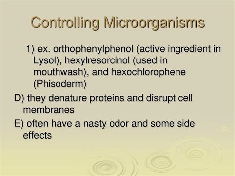 Ppt Controlling Microorganisms Powerpoint Presentation Free Download Id3086910