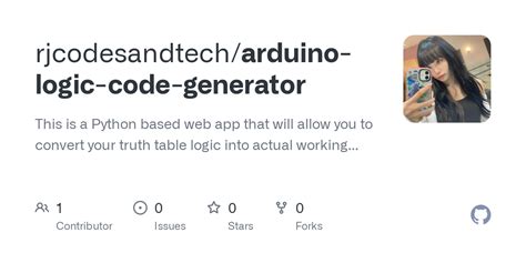 Github Rjcodesandtech Arduino Logic Code Generator This Is A Python Based Web App That Will