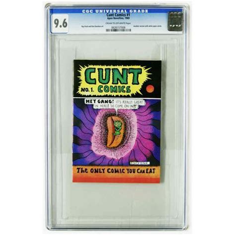 Cunt Comics 1 Apex Novelties 1969 Cgc Nm 96 Cream Cunt Comics 1