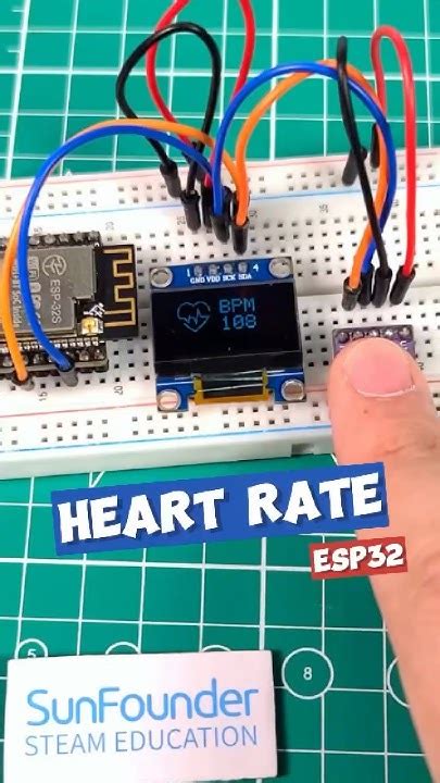Heart Rate Monitor Prototype With Esp32 Max30102 Youtube