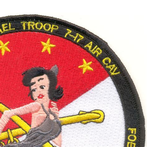 7th Squadron 17th Cavalry Regiment Azrael Troop Patch Cavalry Patches
