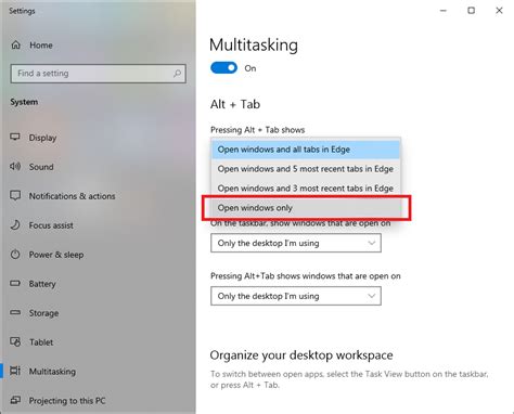 Disable Microsoft Edge Alt Tab Settings Phaisarn