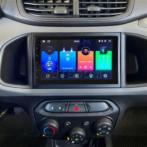 Multimídia Chevrolet Onix Prisma 2016 2017 2018 V2 Carplay 7 2012 201
