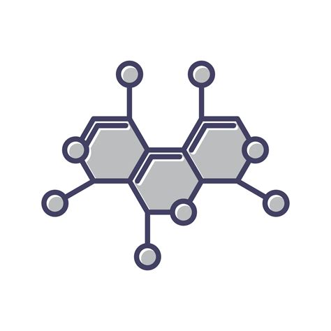 Molecule Structure Vector Icon 13987311 Vector Art At Vecteezy