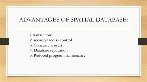 Spatial Database Ppt