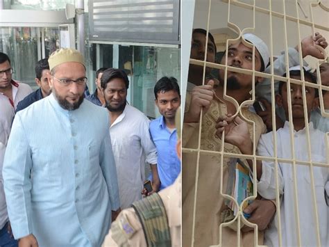कड़ी सुरक्षा के बीच लखनऊ पहुंचे असदुद्दीन ओवैसी देखें तस्वीरें Owaisi Reaches Lucknow And