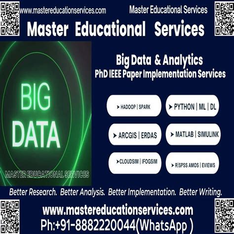big data based ieee paper implementation and dissertation services at