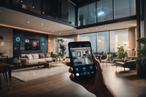 Premium Photo Modern Smart Home Management System Using Augmented Reality Smart Building The
