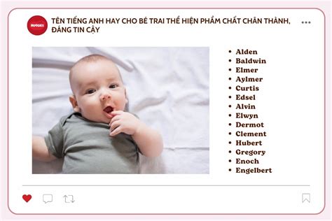 Gợi ý 250 Tên tiếng Anh cho bé trai năm 2025 hay và ý nghĩa nhất GDO