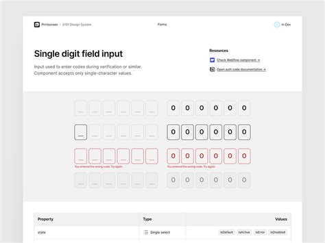 Design System Documentation — Form Components By Daniel Wodziczka For Software Mansion On Dribbble