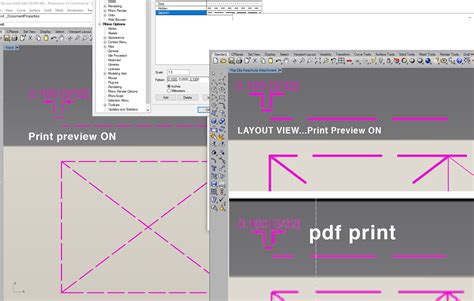 Linetypes Massive Mismatch Design View To Layout View Rhino For