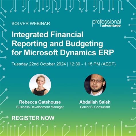 Professional Advantage On Linkedin Solver Dynamics Erp