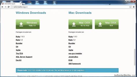 Ruby On Rails Tutorial Installing Rails Using The Rails Installer YouTube