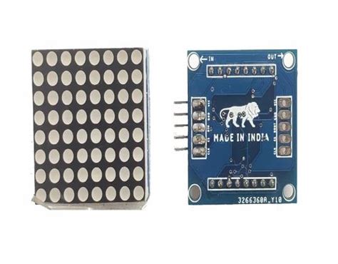 15 mm max7219 led dot matrix 8x8 module at ₹ 99 piece in new delhi id