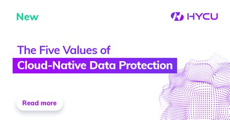 The Five Values Of Cloud Native Data Protection HYCU Blog