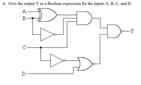 Solved Give The Boolean Function For The Following Logic
