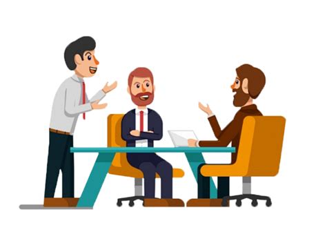 卡通小人 团队 讨论