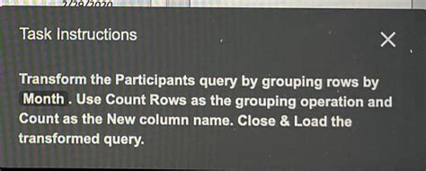Solved Task Instructions Transform The Participants Query By Chegg