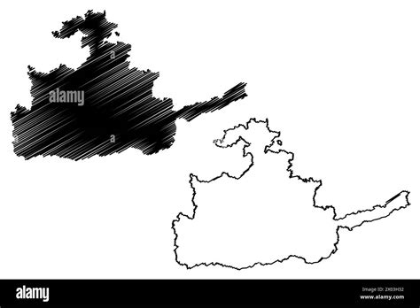 St Gallen Vector Map Stock Vector Images Alamy