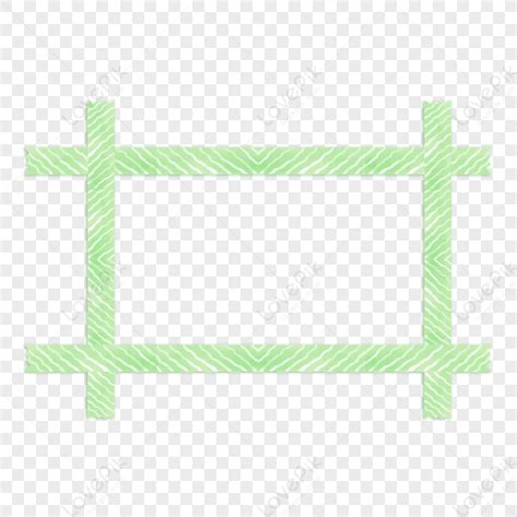 Green Pattern Rectangle Cartoon Tape Bordersquareflower Tape Png