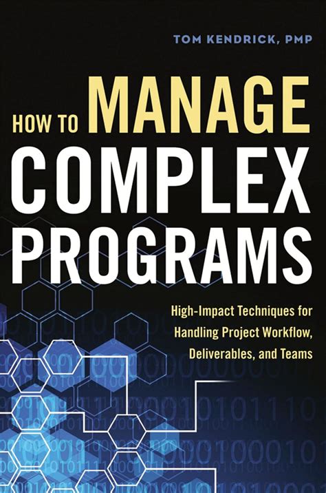 How To Manage Complex Programs High Impact Techniques For Handling Project Workflow
