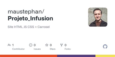 github maustephan projeto infusion site html js css carrosel