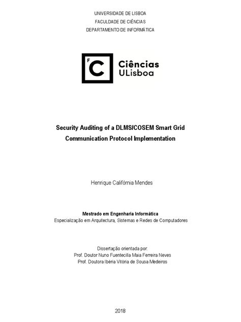 security auditing of a dlms cosem smart grid communication protocol