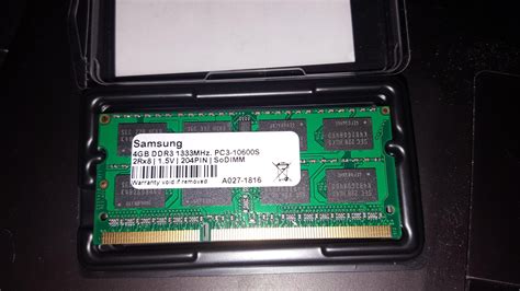 Is This Really A Samsung Original Sodimm Gb Ram Stick Got It At Amazon For R Computers