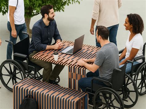 T ‘able Urban Furniture Concept Makes Public Spaces Inclusive Yanko