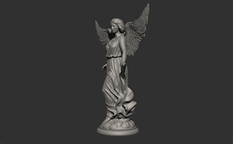 👼 Angel Statue 01・ Stl File For 3d Printing・cults