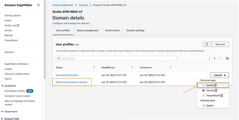 Apply Fine Grained Data Access Controls With AWS Lake Formation In Amazon SageMaker Data