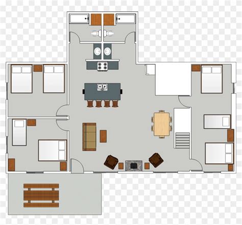 Floor Plan Clipart 4681887 Pikpng