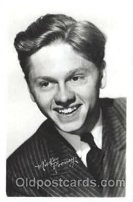 Mickey Rooney Actor Actress Movie Star Postcard Topics