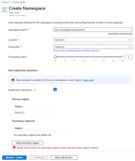 How To Use Azure Event Hubs Geo Replication Azure Event Hubs