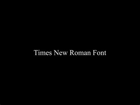 Times New Roman Font By Charlieaat On Deviantart