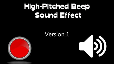 High Pitched Beep Sound Effect Youtube